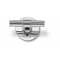 RANDI chrome plated door handle - H-shape - Model p3013.94 - Chrome and ...